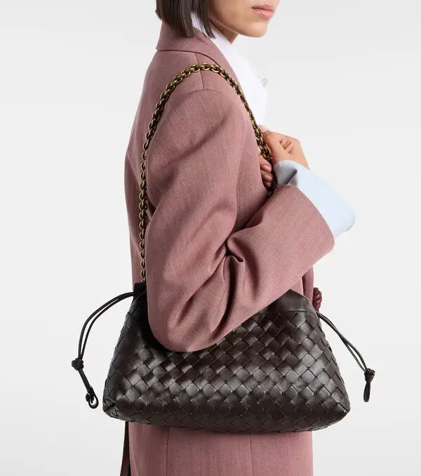 Bottega Veneta Medium Shoulder Bag - Brown