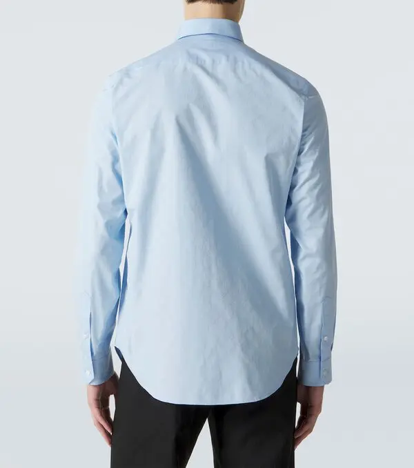 Gucci Gg Cotton Poplin Shirt - Blue