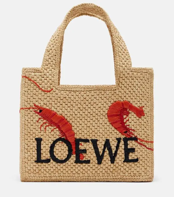 Loewe Font Mini Top-handle Bag - Beige