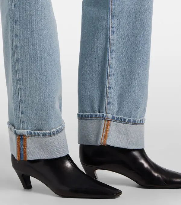 FRAME The Hang Cuff Straight Jeans