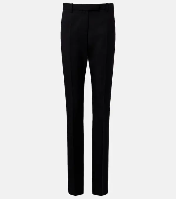 Calvin Klein Erin Wool Slim Pants - Black