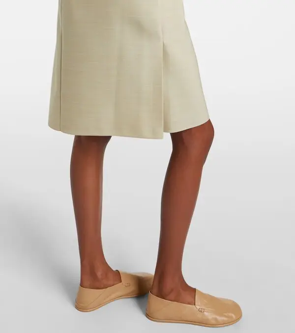 Calvin Klein Wool Midi Skirt