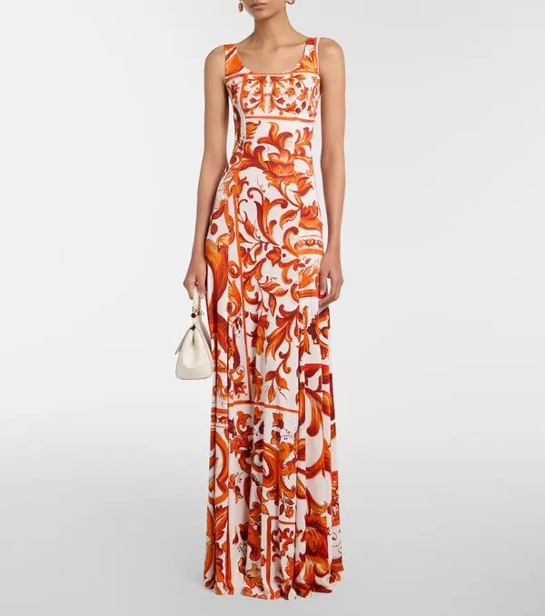 Dolce & Gabbana Organza Maxi Dress