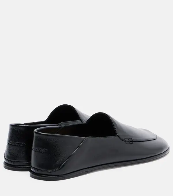Calvin Klein Vela Leather Loafers - Black