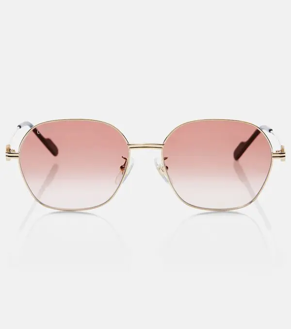 Cartier Signature C Oval Sunglasses - Gold