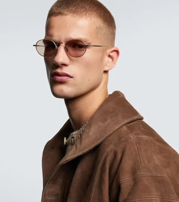 Auralee X Eyevan Oval Sunglasses - Gold