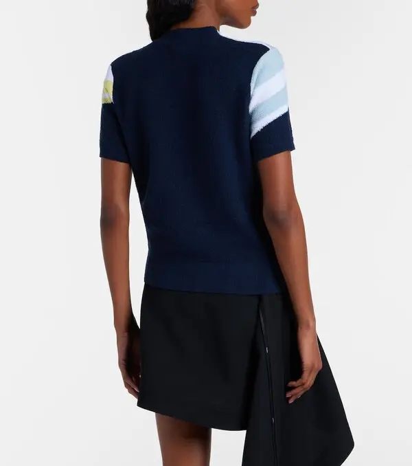 Loewe Intarsia Cotton-blend Bouclé Sweater