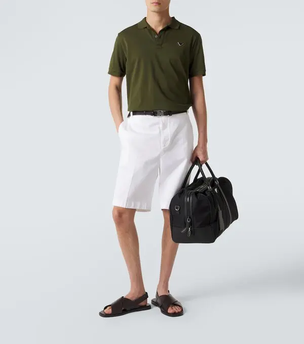 Prada Leather Sandals - Brown