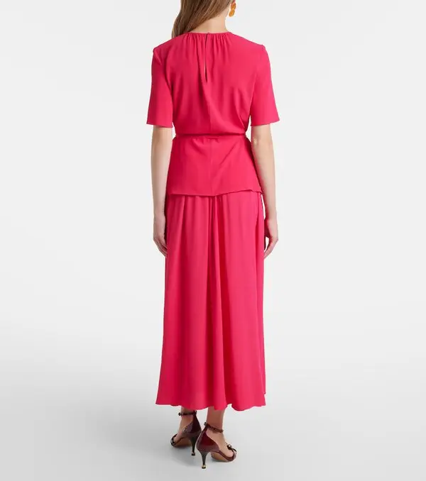 JOSEPH Elba Crêpe Maxi Skirt