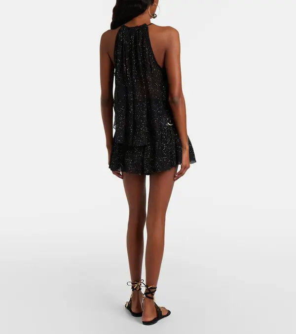 Isabel Marant Étoile Maelly Silk Georgette Shorts - Black