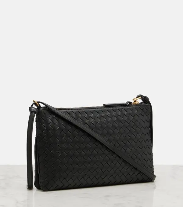 Bottega Veneta Piccolo Intrecciato Pouch - Black