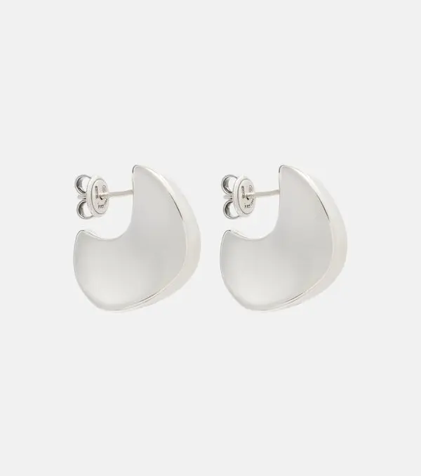 Bottega Veneta Disc Sterling Earrings - Silver