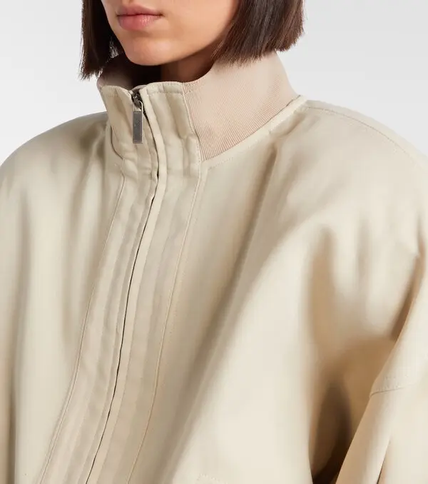 Gucci Cotton Poplin Bomber Jacket