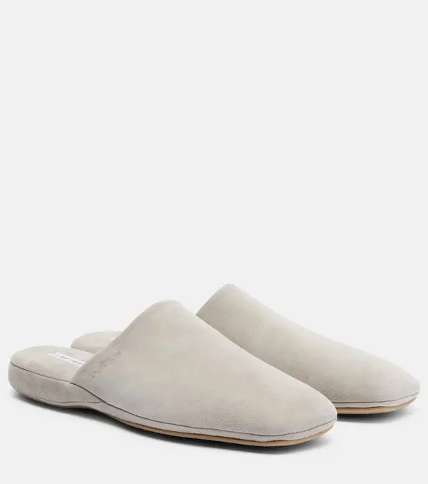 Calvin Klein Suede Slippers - Grey