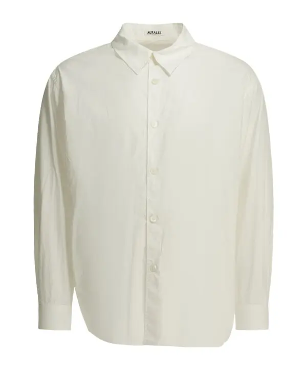 Auralee Garment-dyed Shuttle-weather Shirt - No