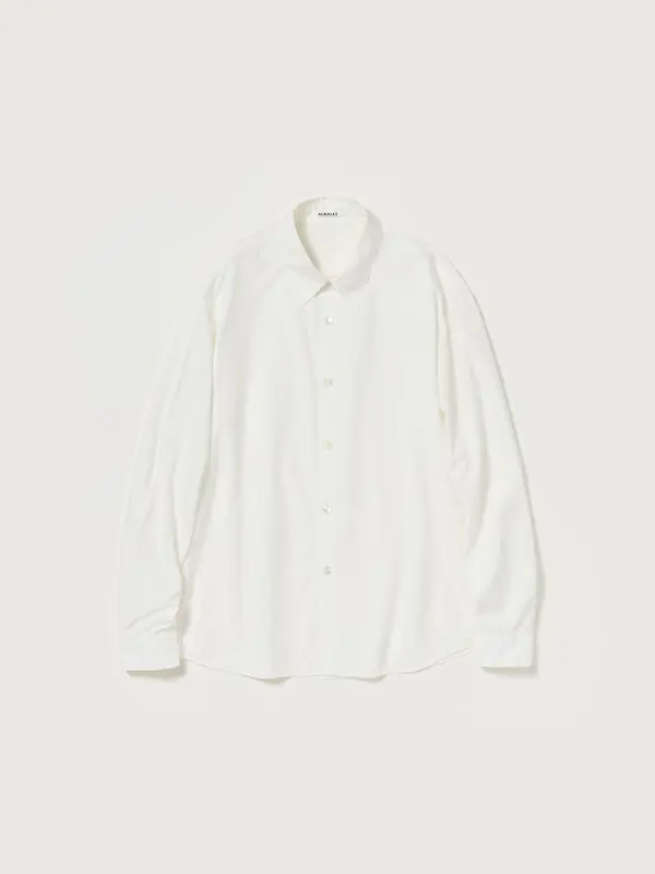 Auralee Garment-dyed Shuttle-weather Shirt - No