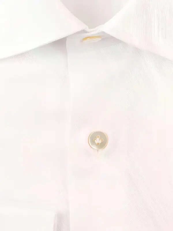 BORRIELLO NAPOLI Spread-collar Long-sleeved Shirt