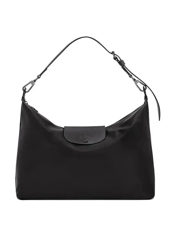 Longchamp Le Pliage Xtra Leather Shoulder Bag - Black