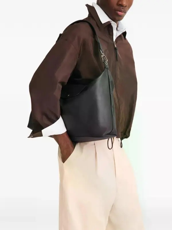 Longchamp Le Pliage Xtra Leather Shoulder Bag - Black