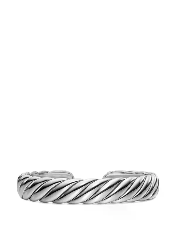 David Yurman Sculpted Cable Flex Bracelet In Sterling - Silver