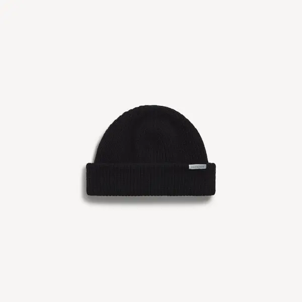 Balenciaga Wool Knit Beanie - Black