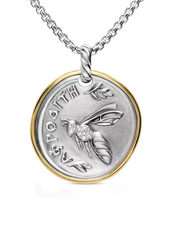 David Yurman Aphrodite Medallion Amulet - Silver
