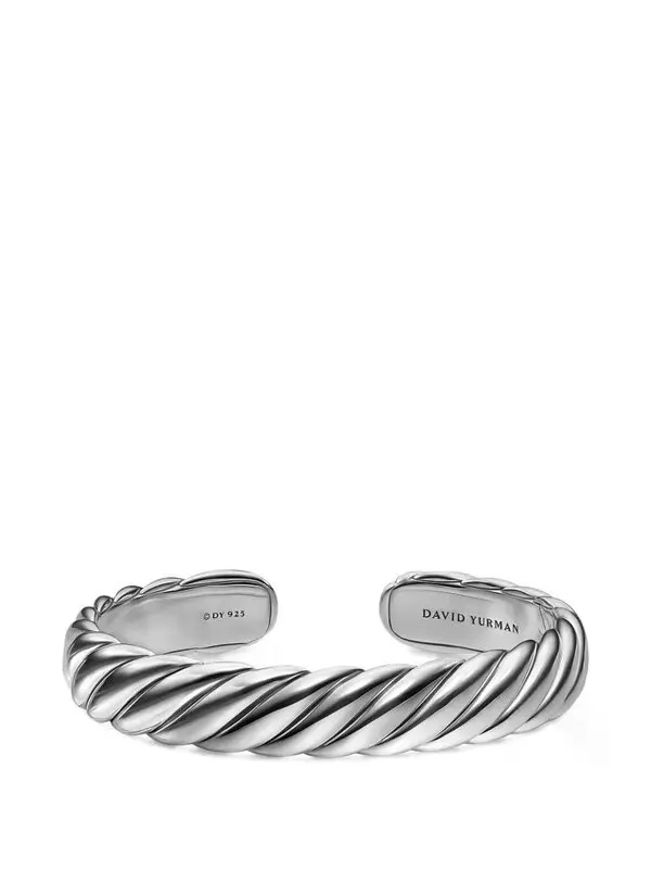 David Yurman Sculpted Cable Flex Bracelet In Sterling - Silver