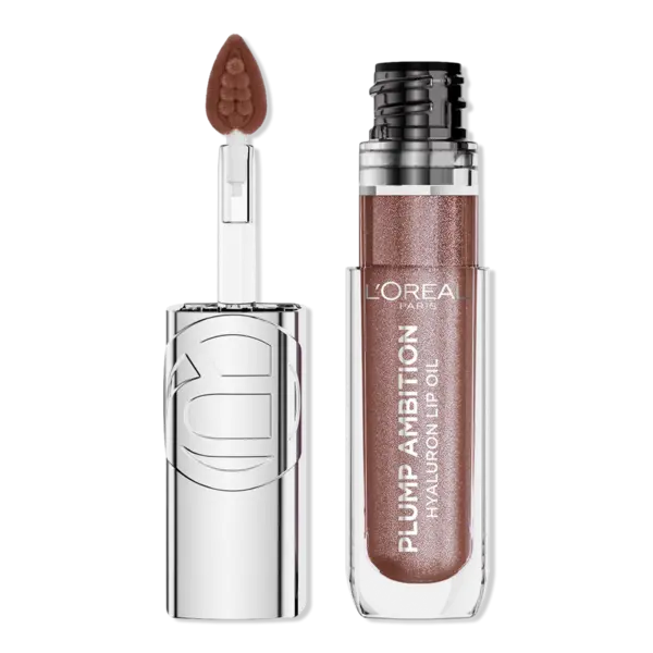 L'OREAL Plump Ambition Hyaluron Lip Oil Shimmer - Mauve Lights