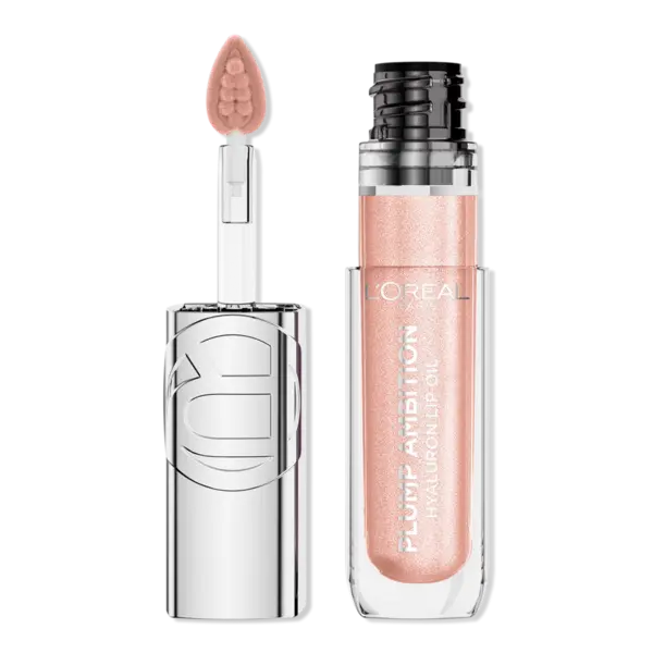 L'OREAL Plump Ambition Hyaluron Lip Oil Shimmer - Quartz Lights