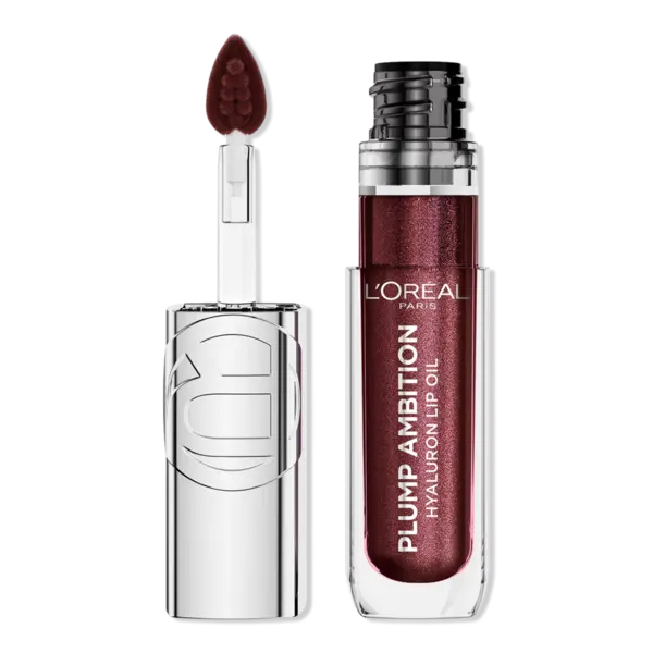 L'OREAL Plump Ambition Hyaluron Lip Oil Shimmer - Ruby Lights