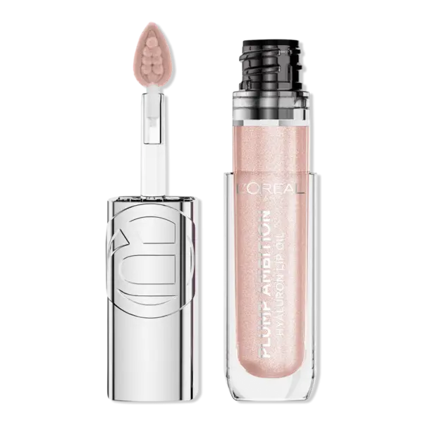 L'OREAL Plump Ambition Hyaluron Lip Oil Shimmer - Nude Lights