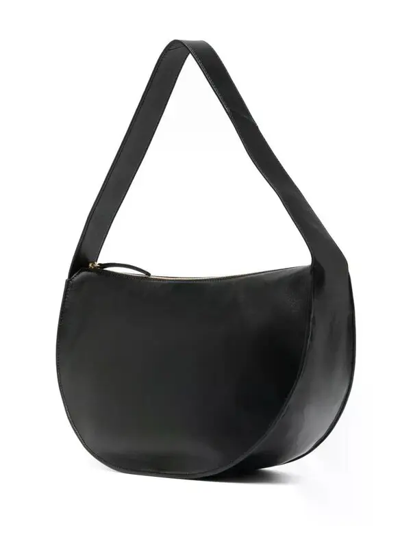 YU MEI Antonia Leather Shoulder Bag - Black