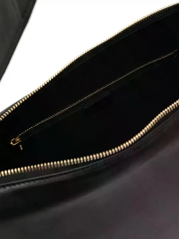 YU MEI Antonia Leather Shoulder Bag - Black