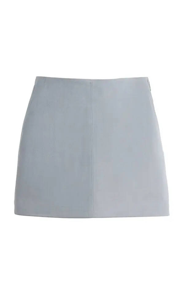 ARMA Suede Mini Skirt - Blue