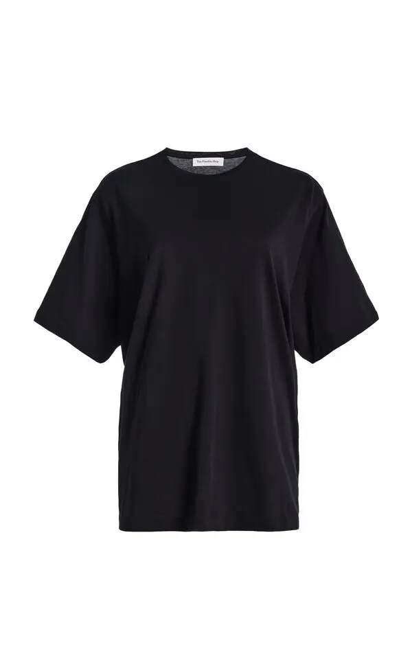 THE FRANKIE SHOP Harper Cotton T-shirt - Black
