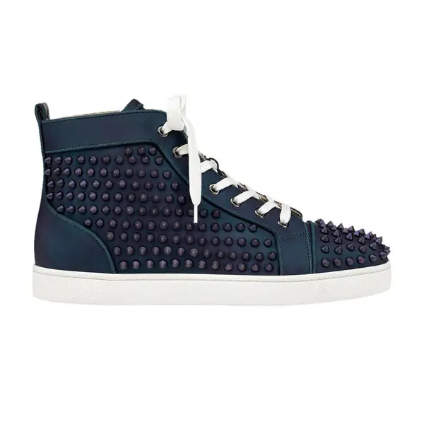 CHRISTIAN LOUBOUTIN Louis Flat Calf Spikes