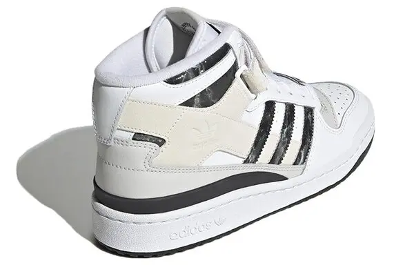 Adidas Forum Mid Sneakers - Cloud White/off White/core Black