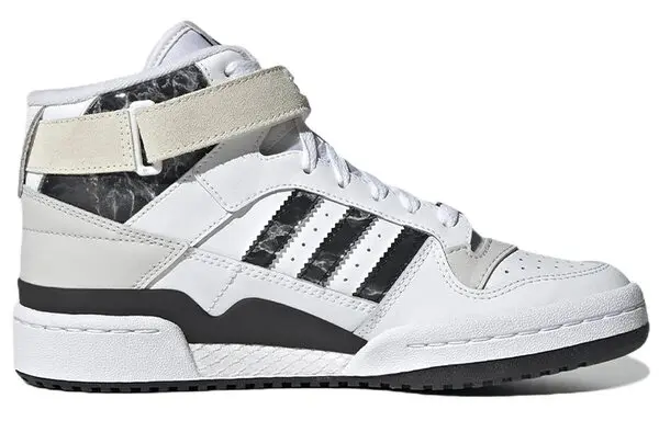 Adidas Forum Mid Sneakers - Cloud White/off White/core Black