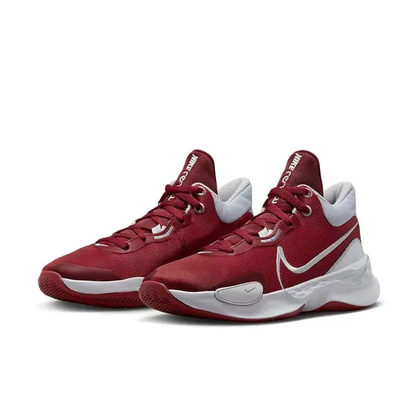 Nike Renew Elevate 3 High Top Sneakers - Team Red Grey