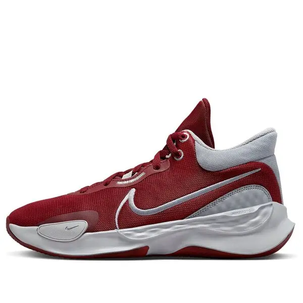 Nike Renew Elevate 3 High Top Sneakers - Team Red Grey