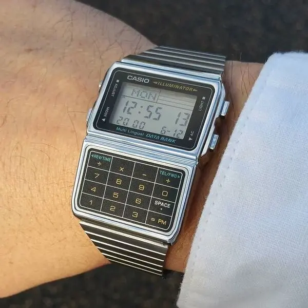 Casio Quartz Analog-digital Watch - Silver