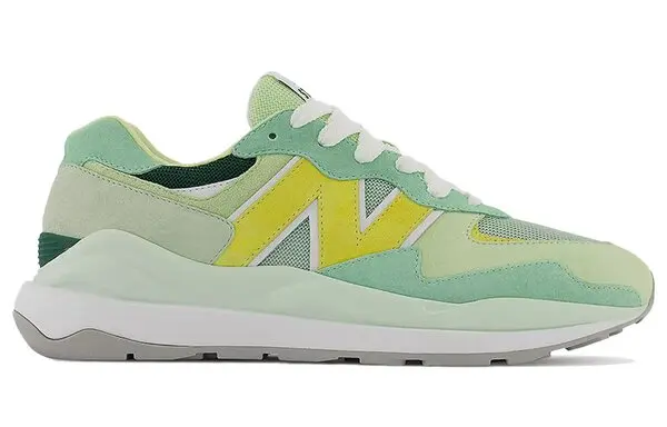 NEW BALANCE Staud X 57/40 Athletic Sneakers - Green