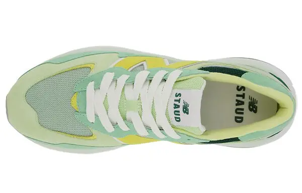 NEW BALANCE Staud X 57/40 Athletic Sneakers - Green