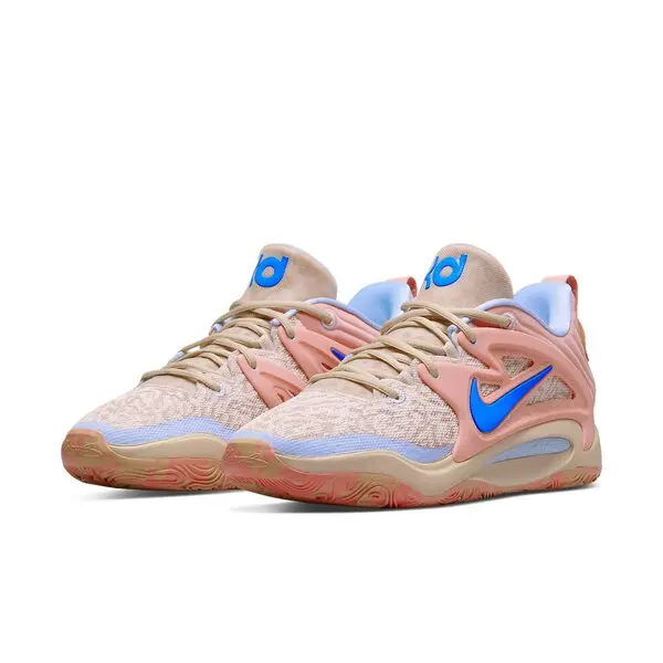 Nike Kd 15 "rattan Light Marine" Low Top Basketball Sneakers - Pink