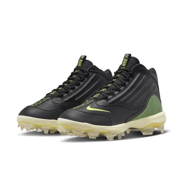 Nike Griffey Max 2 Cleats - Black/volt