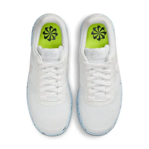 Nike Force 1 Crater Flyknit Sneakers - White/blue