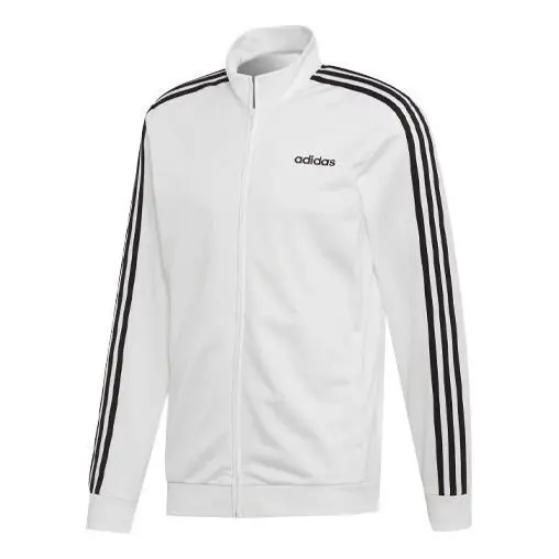 Adidas Essentials 3-stripe Zip-up Track Jacket - White