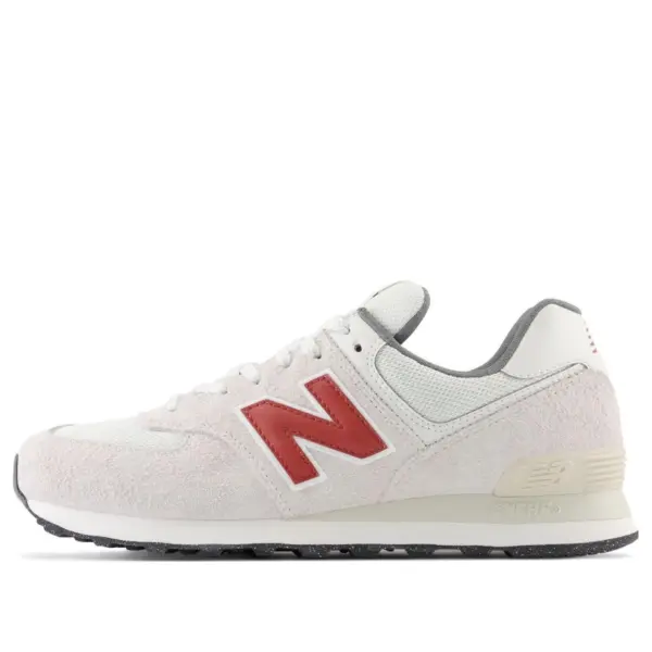 NEW BALANCE 574 Sneakers - White/red