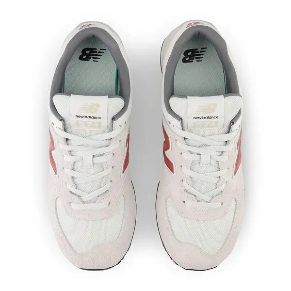 NEW BALANCE 574 Sneakers - White/red
