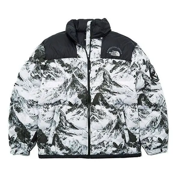 The North Face Printed Down Jacket - White